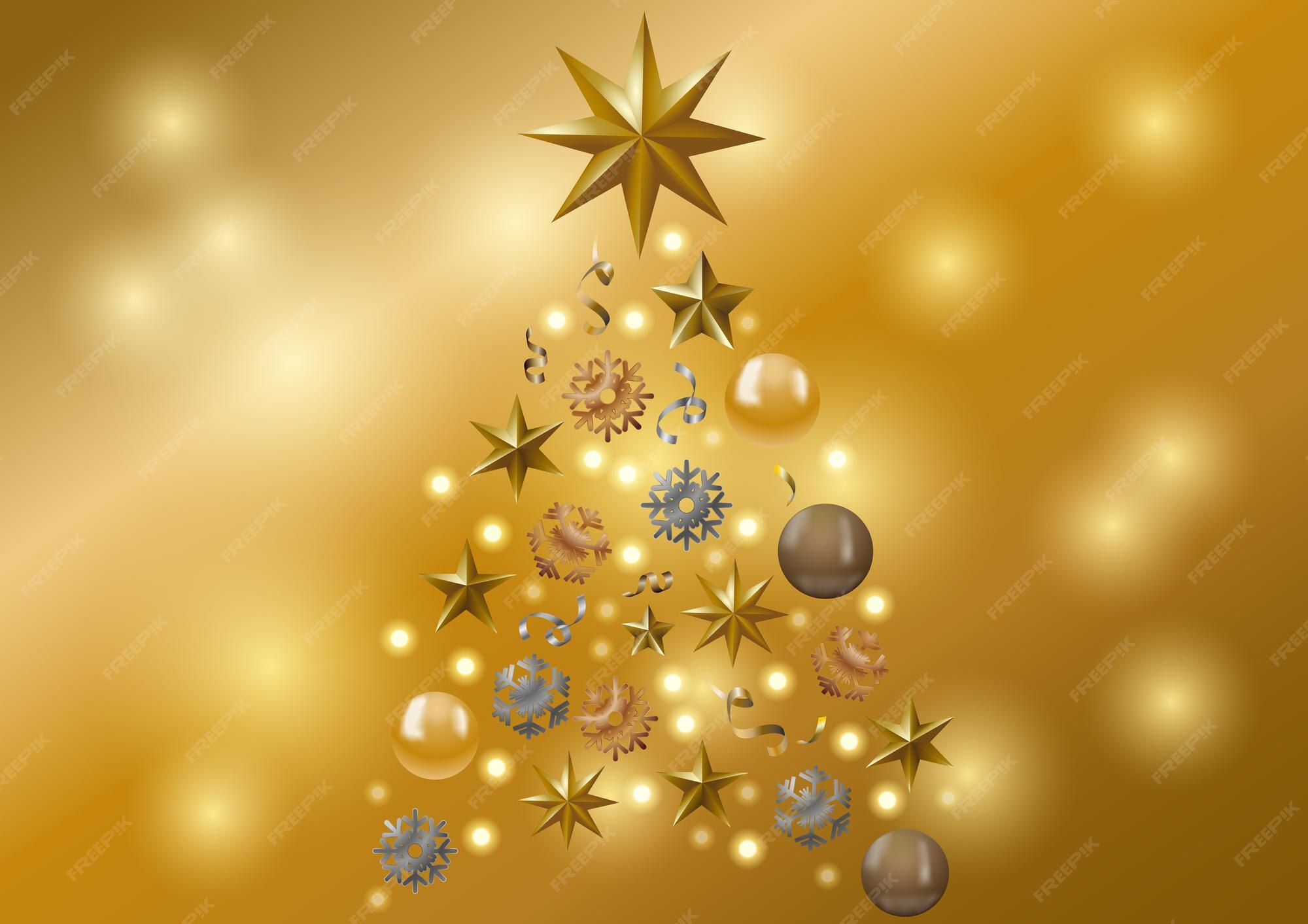 Premium Vector | Vector abstract cover golden christmas tree with text ... Premium Vector | Vector abstract cover golden christmas tree with text ...
