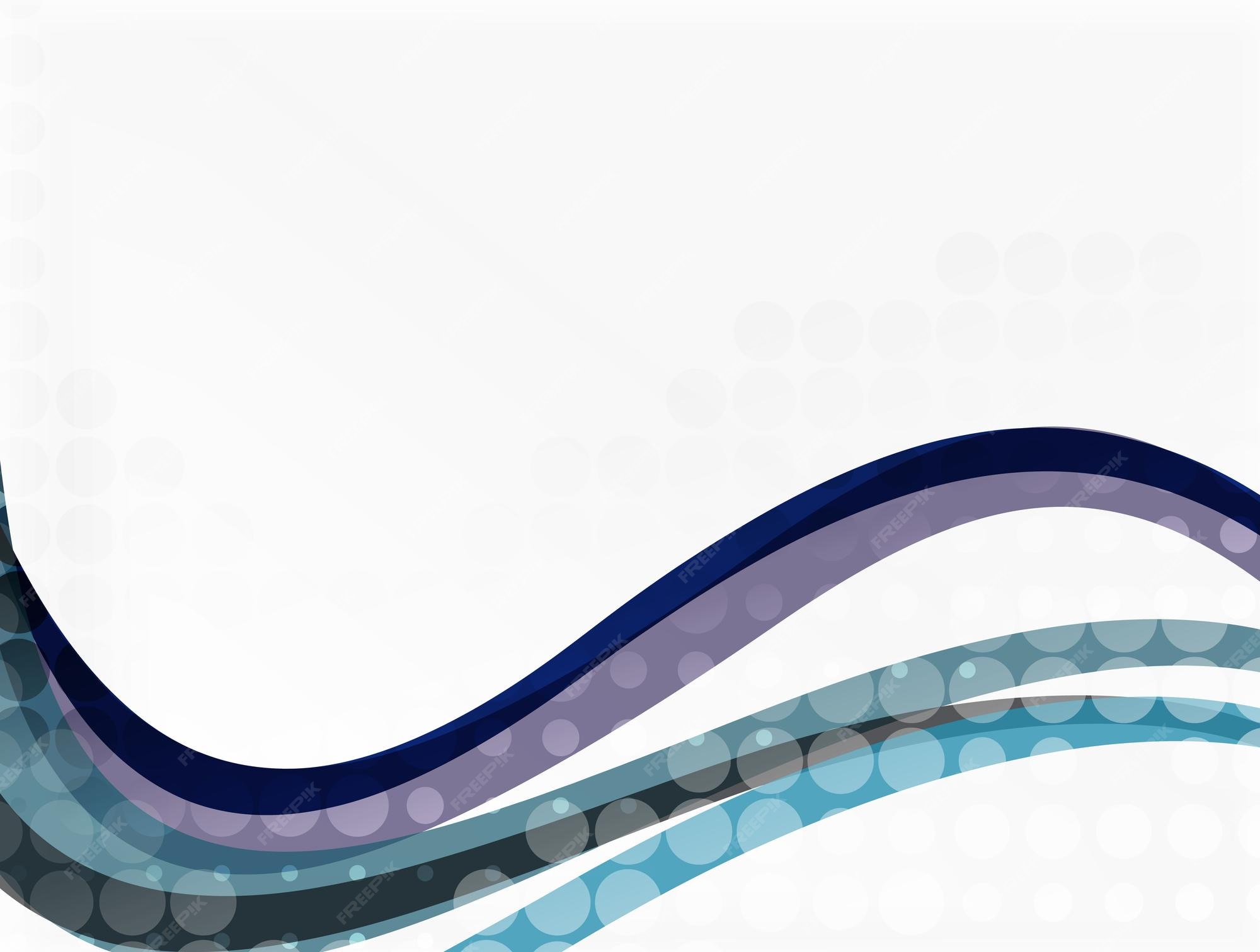 Premium Vector | Vector abstract wave lines background template ...