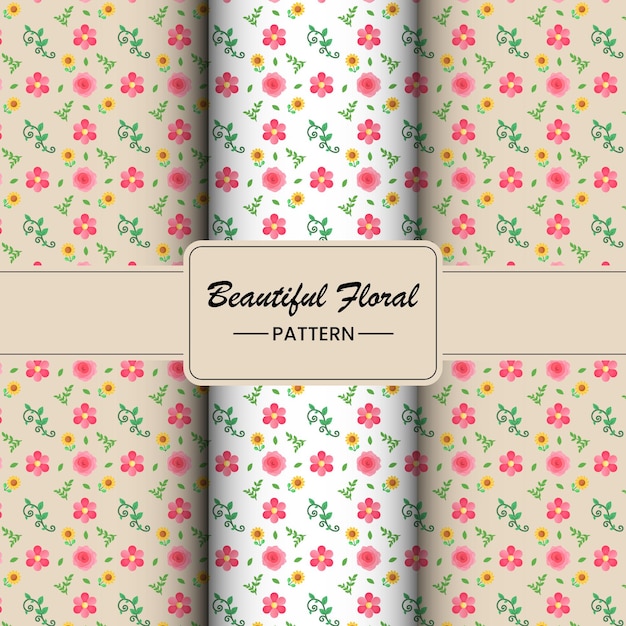 Premium Vector | Vector beautiful vintage floral seamless pattern Premium Vector | Vector beautiful vintage floral seamless pattern