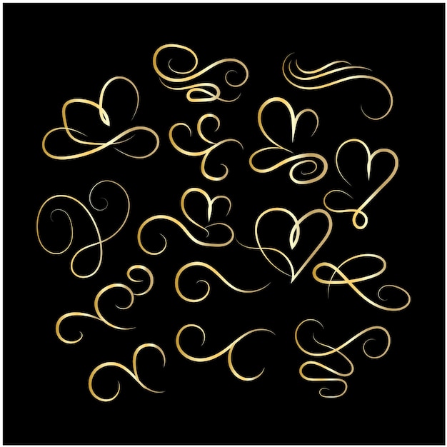 Premium Vector | Vector beautiful vintage vector decorative elements ... Premium Vector | Vector beautiful vintage vector decorative elements ...