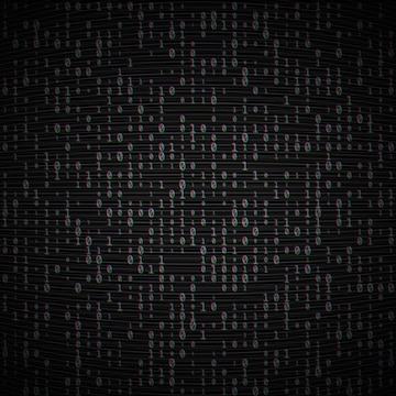 Premium Vector | Vector binary code dark background. big data and ...
