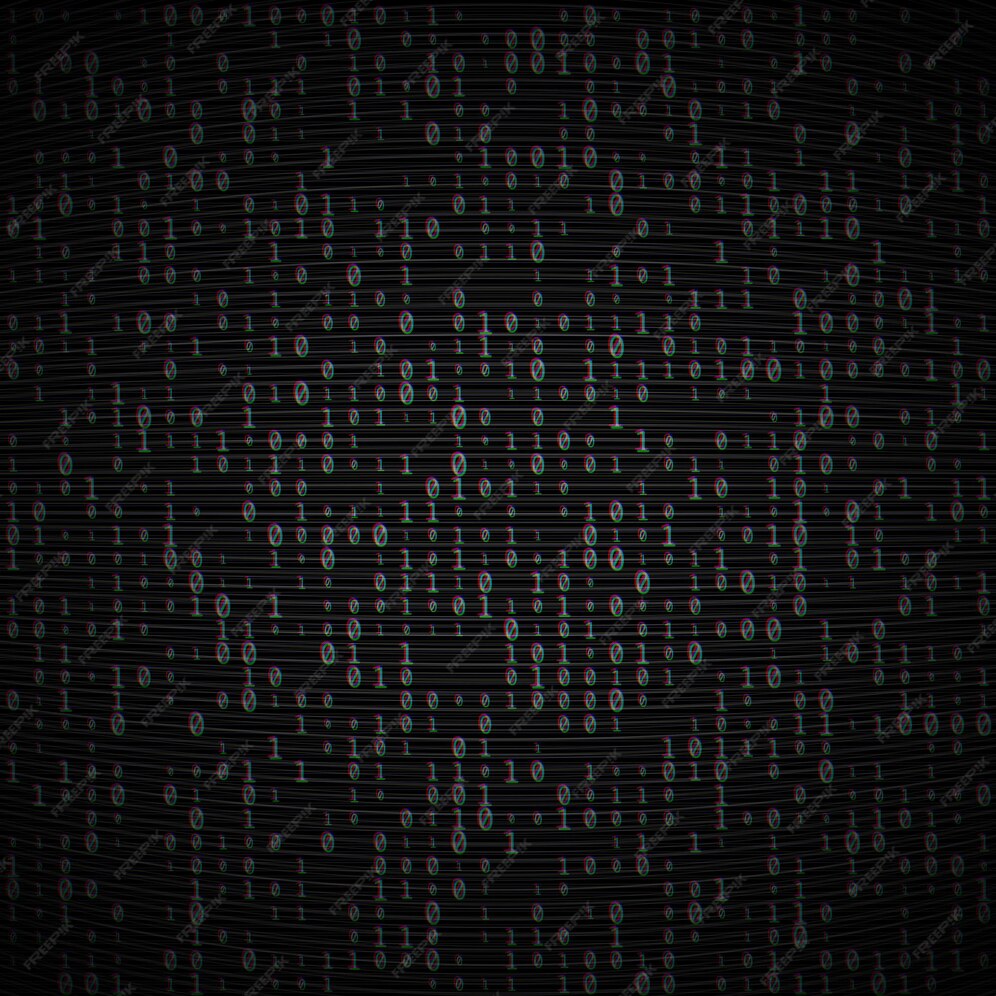 Premium Vector | Vector binary code dark background. big data and programming, hacking ...
