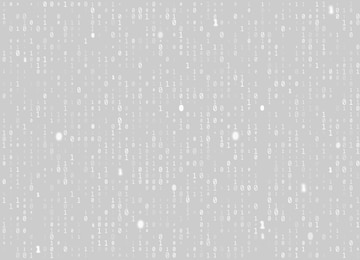 Premium Vector | Vector binary code gray seamless background. big data and programming hacking ...