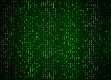 Premium Vector | Vector binary code green background. Big data and programming hacking, deep ...