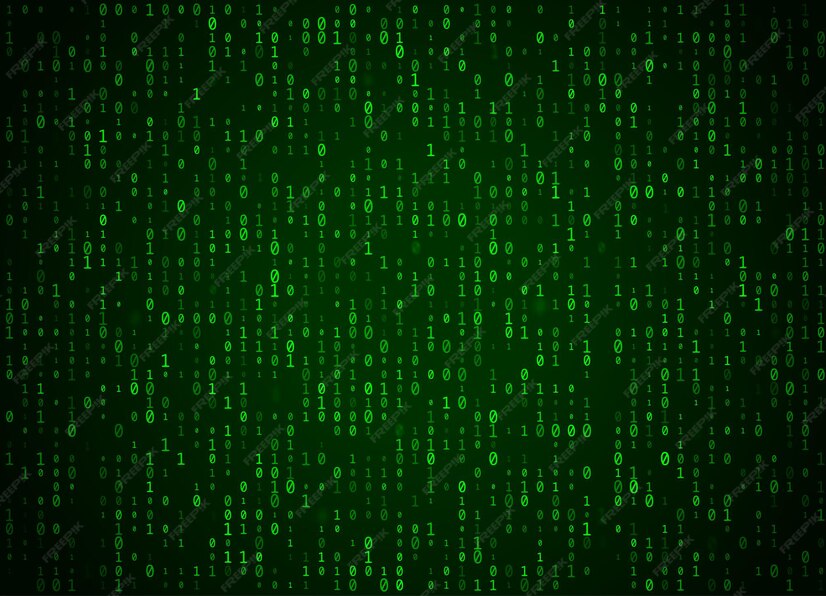 Premium Vector Vector Binary Code Green Background Big Data And Programming Hacking Deep