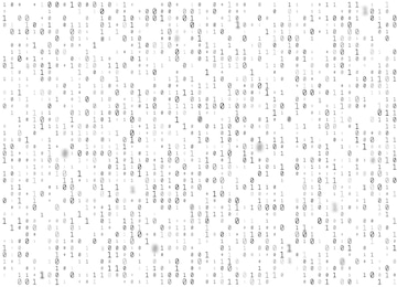 Premium Vector | Vector binary code white seamless background. big data and programming hacking ...