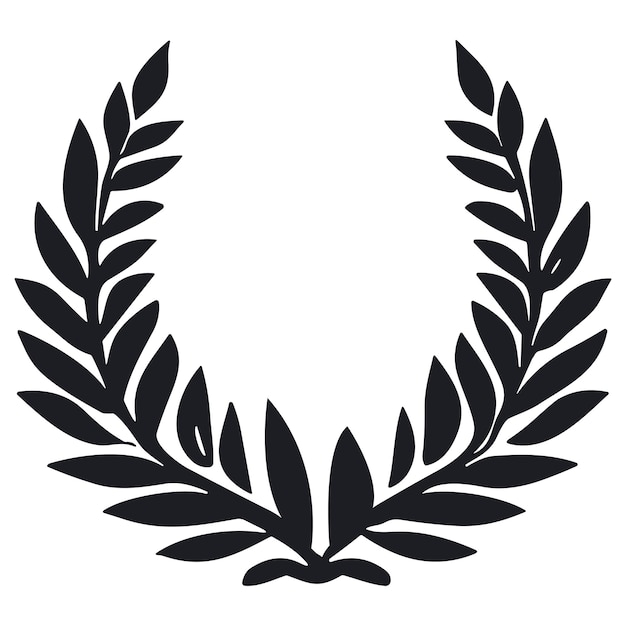 Premium Vector | Vector black laurels set Circular foliate laurels branches Premium Vector | Vector black laurels set Circular foliate laurels branches