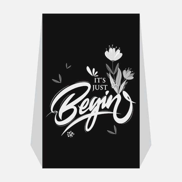Premium Vector Vector Caligraphy Design Quotes Typographic Poster