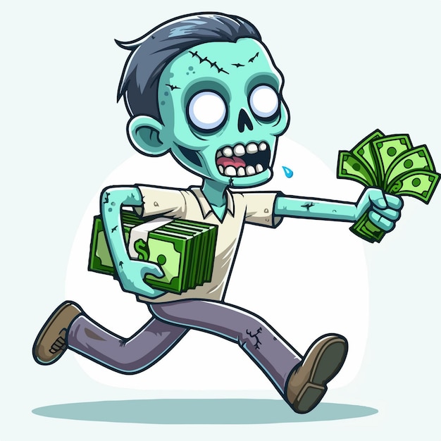 Premium Vector | Vector cartoon zombie illustration Premium Vector | Vector cartoon zombie illustration