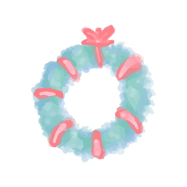 Premium Vector | Vector christmas wreath on transparent background ... Premium Vector | Vector christmas wreath on transparent background ...