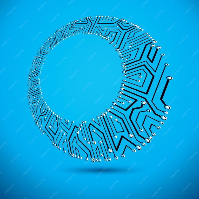 Premium Vector Vector Circuit Board Digital Technologies Abstraction