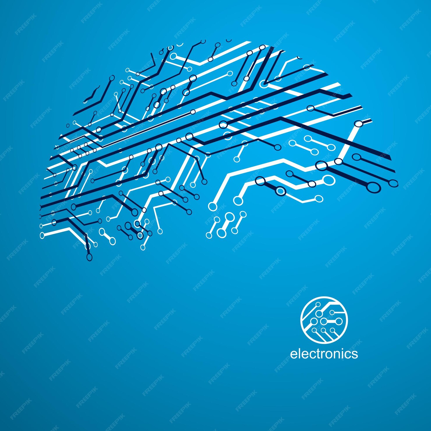 Premium Vector Vector Circuit Board Digital Technologies Abstraction
