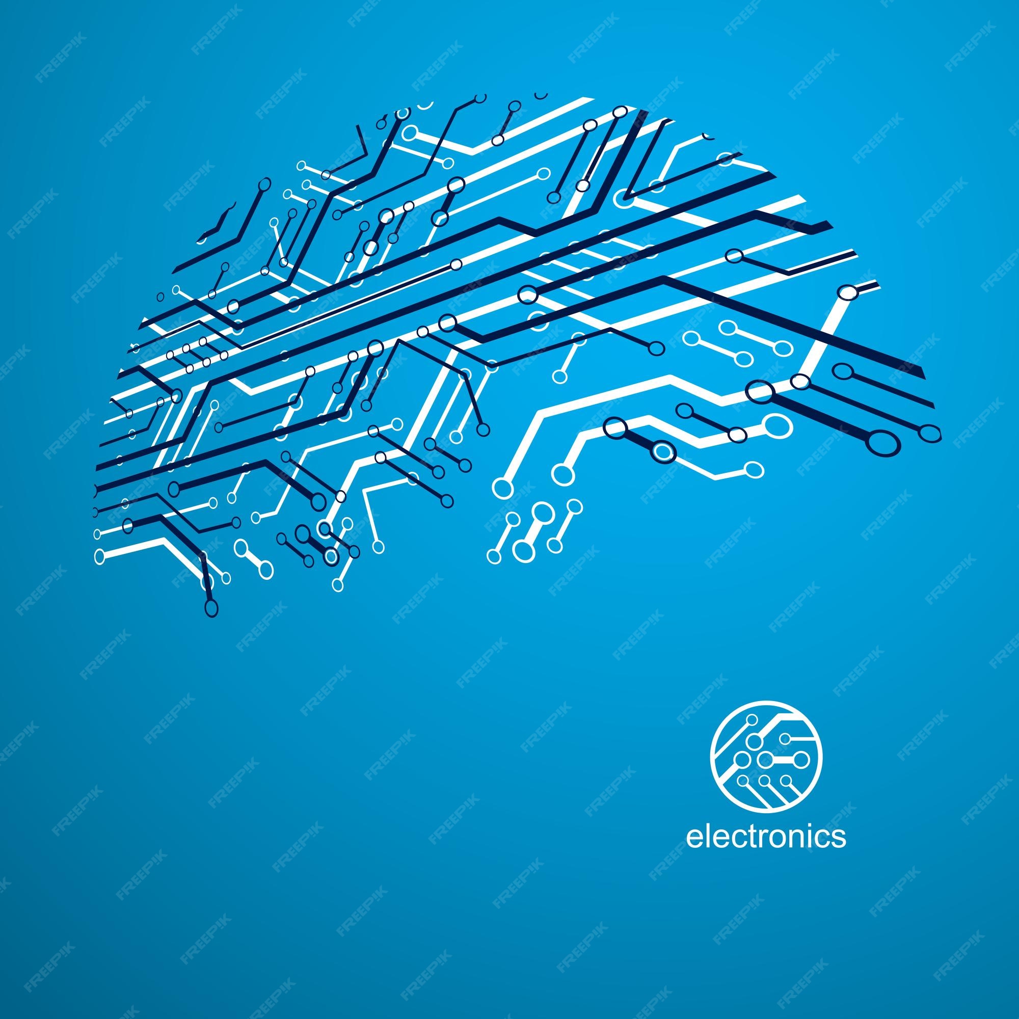 Premium Vector Vector Circuit Board Digital Technologies Abstraction