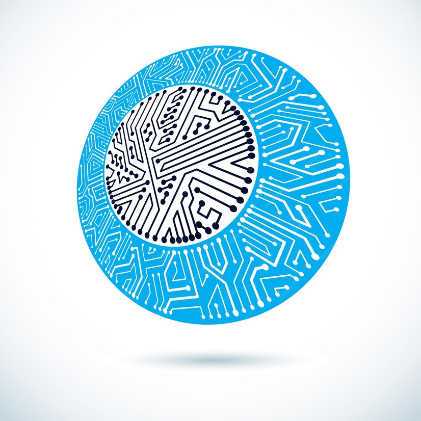 Premium Vector Vector Circuit Board Digital Technologies Abstraction Computer Microprocessor