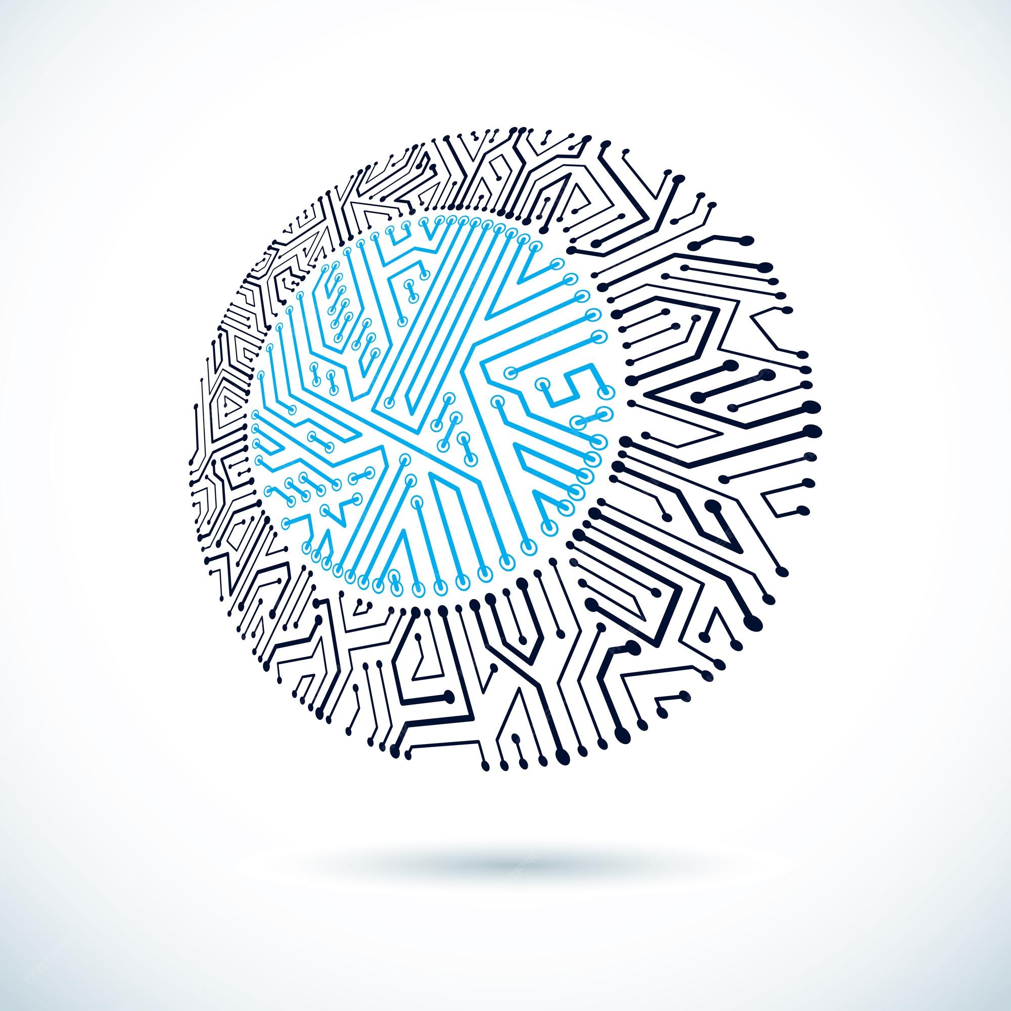 Premium Vector Vector Circuit Board Digital Technologies Abstraction