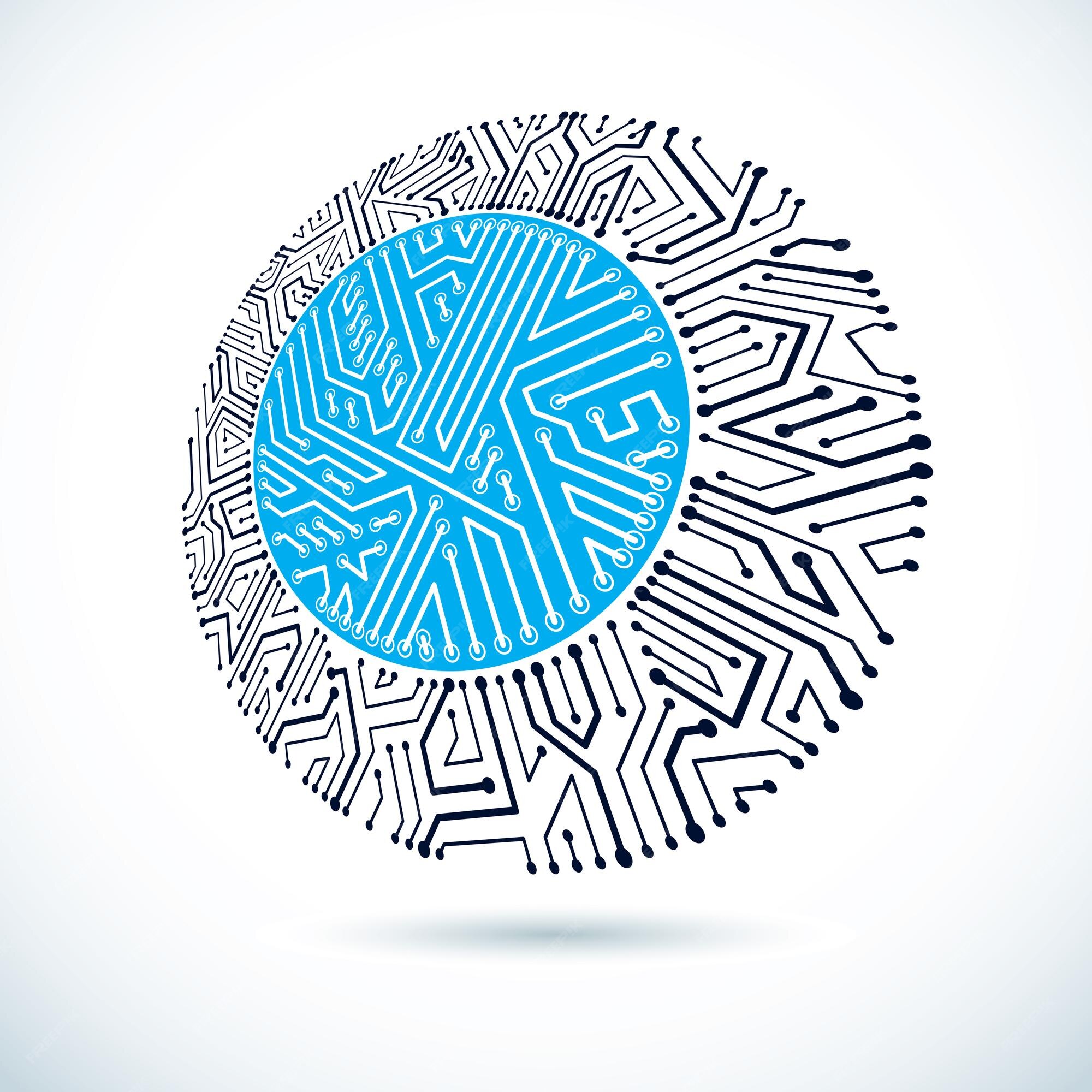 Premium Vector Vector Circuit Board Digital Technologies Abstraction