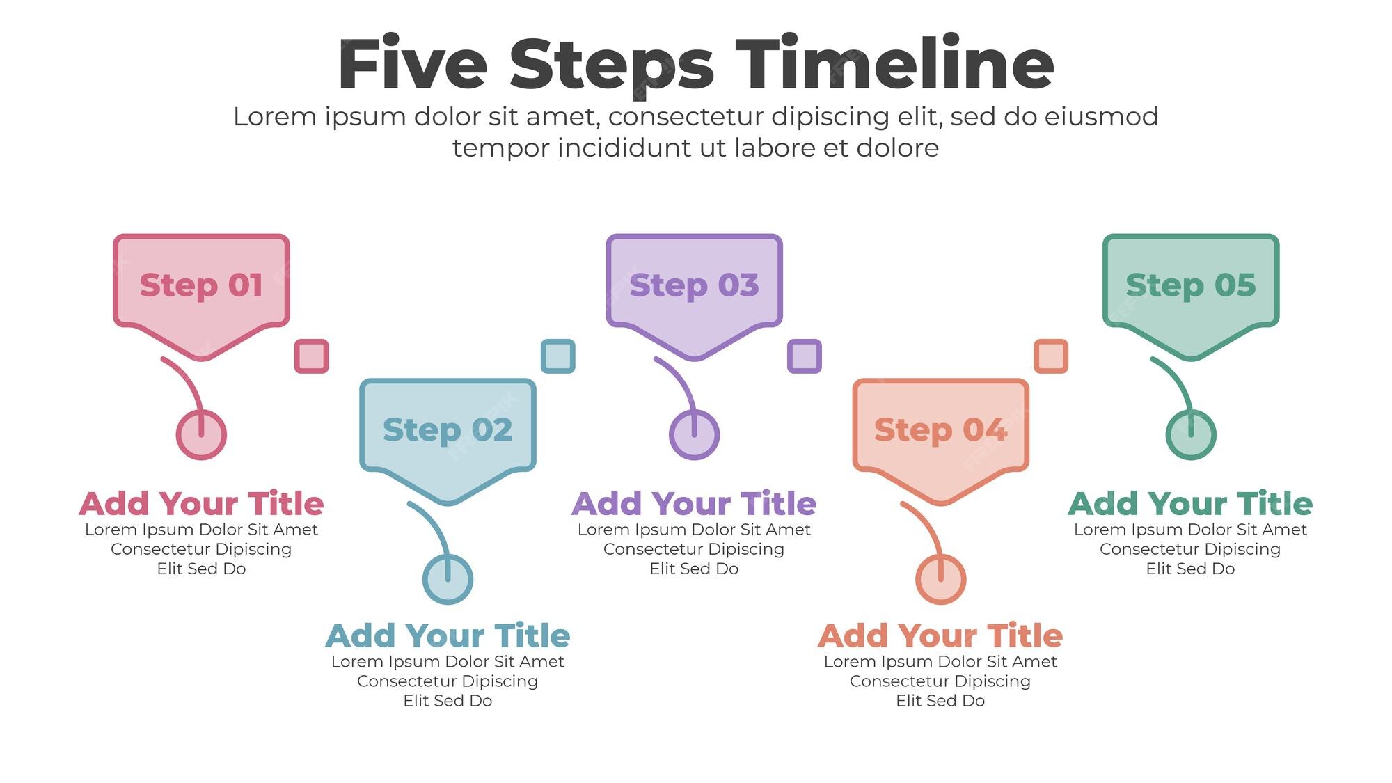 Premium Vector | Vector circular timeline steps infographics template ... Premium Vector | Vector circular timeline steps infographics template ...