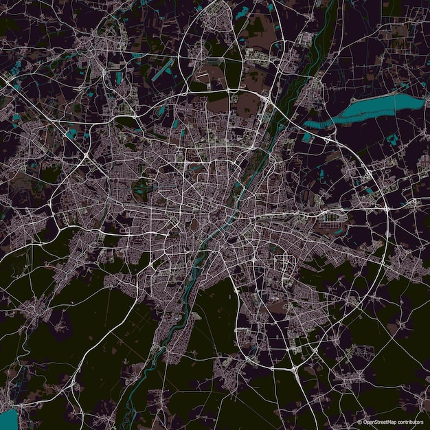 Premium Vector | Vector city map Munich Germany Premium Vector | Vector city map Munich Germany