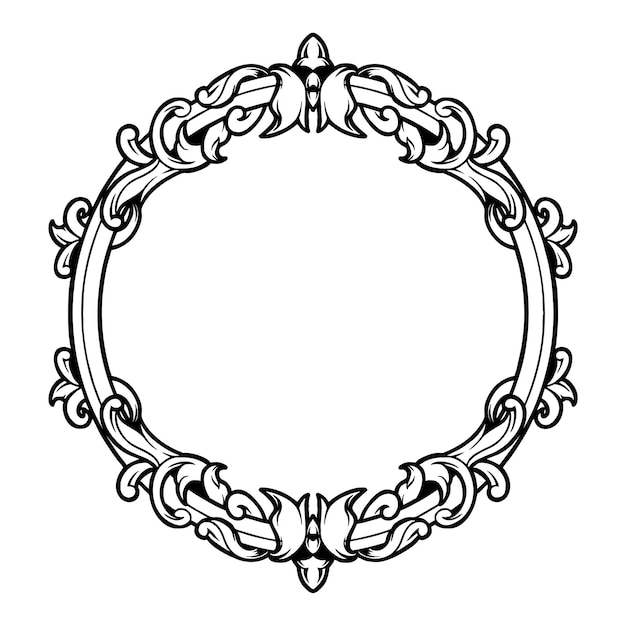Premium Vector | Vector classic vintage ornament frame Premium Vector | Vector classic vintage ornament frame
