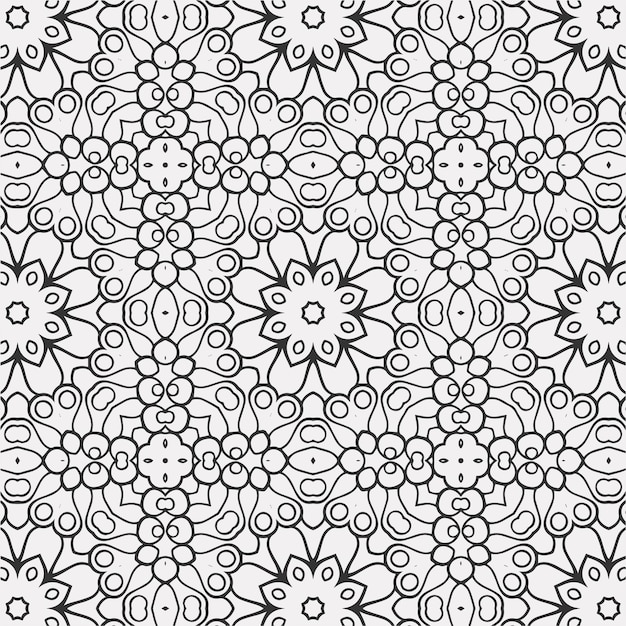 Premium Vector | Vector coloring geometric flower shapes pattern ... Premium Vector | Vector coloring geometric flower shapes pattern ...