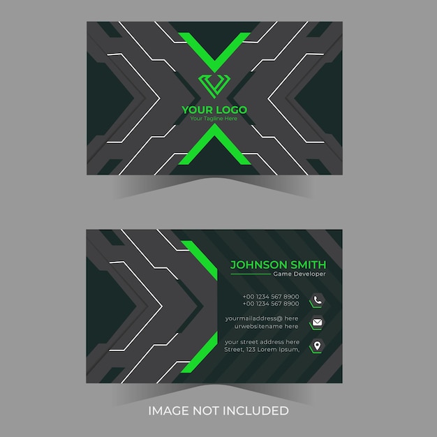 Premium Vector | Vector company business card design template Premium Vector | Vector company business card design template