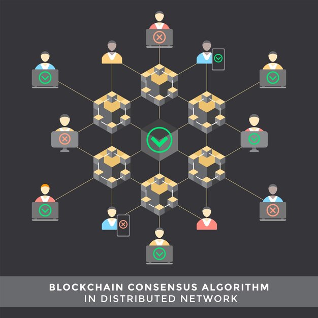 Distributed Consensus Vectors & Illustrations for Free Download