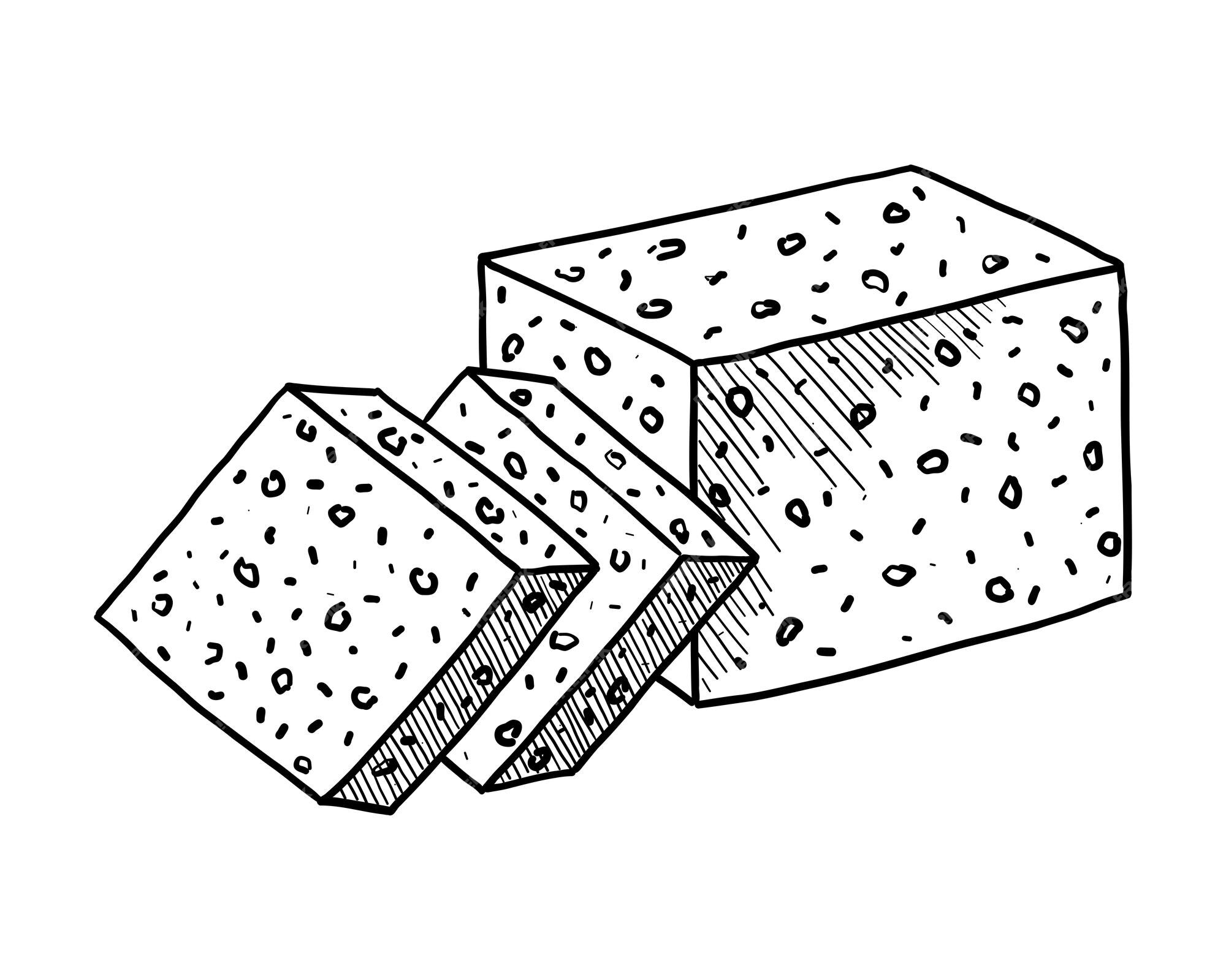 Premium Vector | VECTOR CONTOUR DRAWING OF CHEESE SLICES ON A WHITE ... Premium Vector | VECTOR CONTOUR DRAWING OF CHEESE SLICES ON A WHITE ...