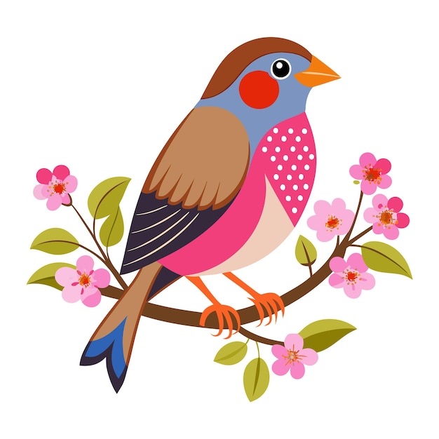 Vector delicate finch | Premium AI-generated vector Vector delicate finch | Premium AI-generated vector
