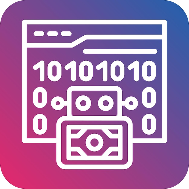 Premium Vector | Vector Design Binary Code Icon Style Premium Vector | Vector Design Binary Code Icon Style