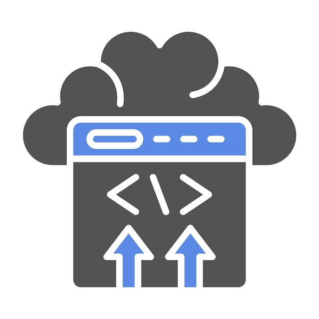 Premium Vector | Vector Design Cloud Deployment Icon Style Premium Vector | Vector Design Cloud Deployment Icon Style