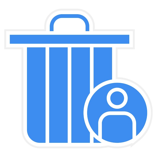 Premium Vector | Vector design delete user icon style Premium Vector | Vector design delete user icon style
