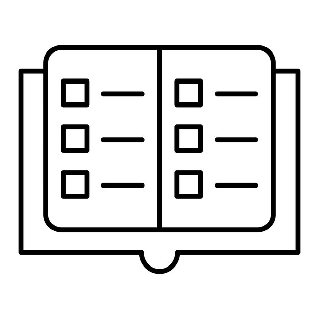 Premium Vector | Vector design dictionary icon style Premium Vector | Vector design dictionary icon style