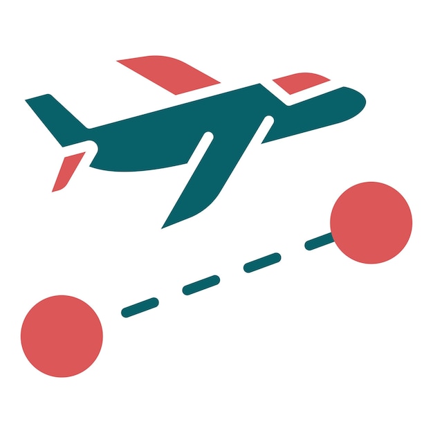 Premium Vector | Vector Design Direct Flight Icon Style Premium Vector | Vector Design Direct Flight Icon Style