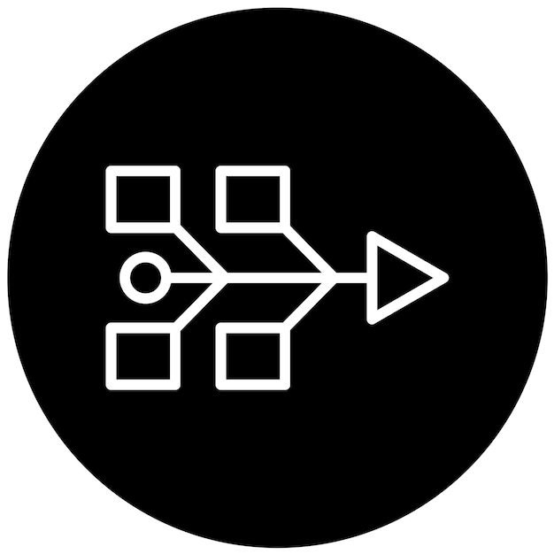 Premium Vector | Vector Design Fishbone Diagram Icon Style Premium Vector | Vector Design Fishbone Diagram Icon Style