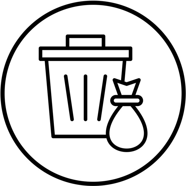 Premium Vector | Vector Design Garbage disposal Icon Style Premium Vector | Vector Design Garbage disposal Icon Style