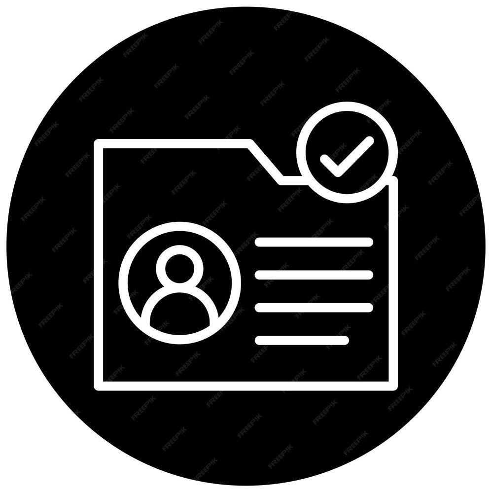 Premium Vector | Vector Design Identity Verification Icon Style Premium Vector | Vector Design Identity Verification Icon Style