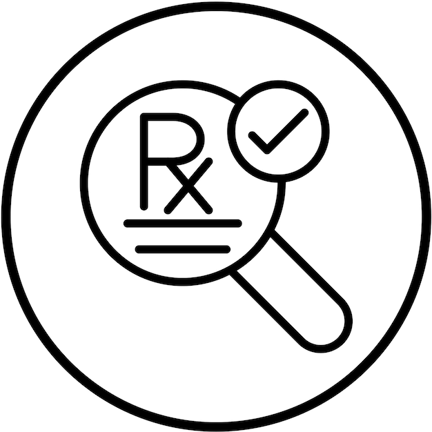Premium Vector | Vector Design Prescription Verification Icon Style Premium Vector | Vector Design Prescription Verification Icon Style