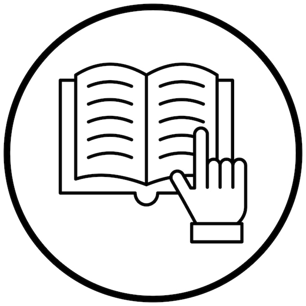 Premium Vector | Vector Design Reading Icon Style Premium Vector | Vector Design Reading Icon Style
