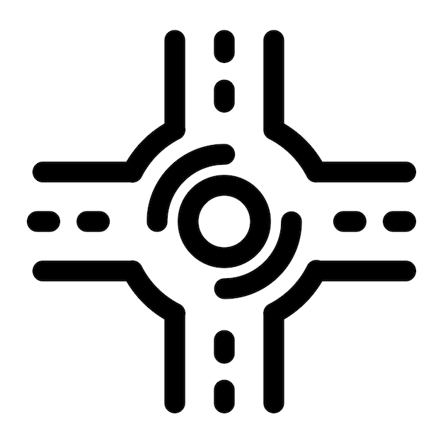 Premium Vector | Vector Design Roundabout Icon Style Premium Vector | Vector Design Roundabout Icon Style