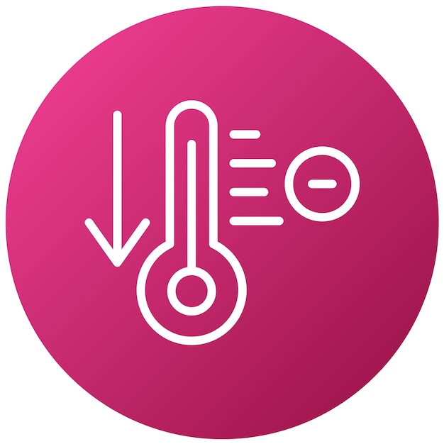 Premium Vector | Vector Design Temperature Decrease Icon Style