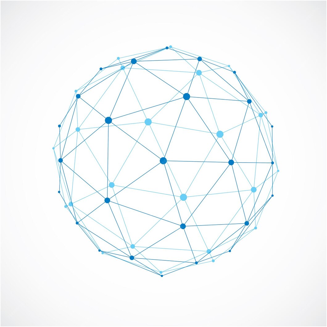 Premium Vector Vector Dimensional Wireframe Low Poly Object