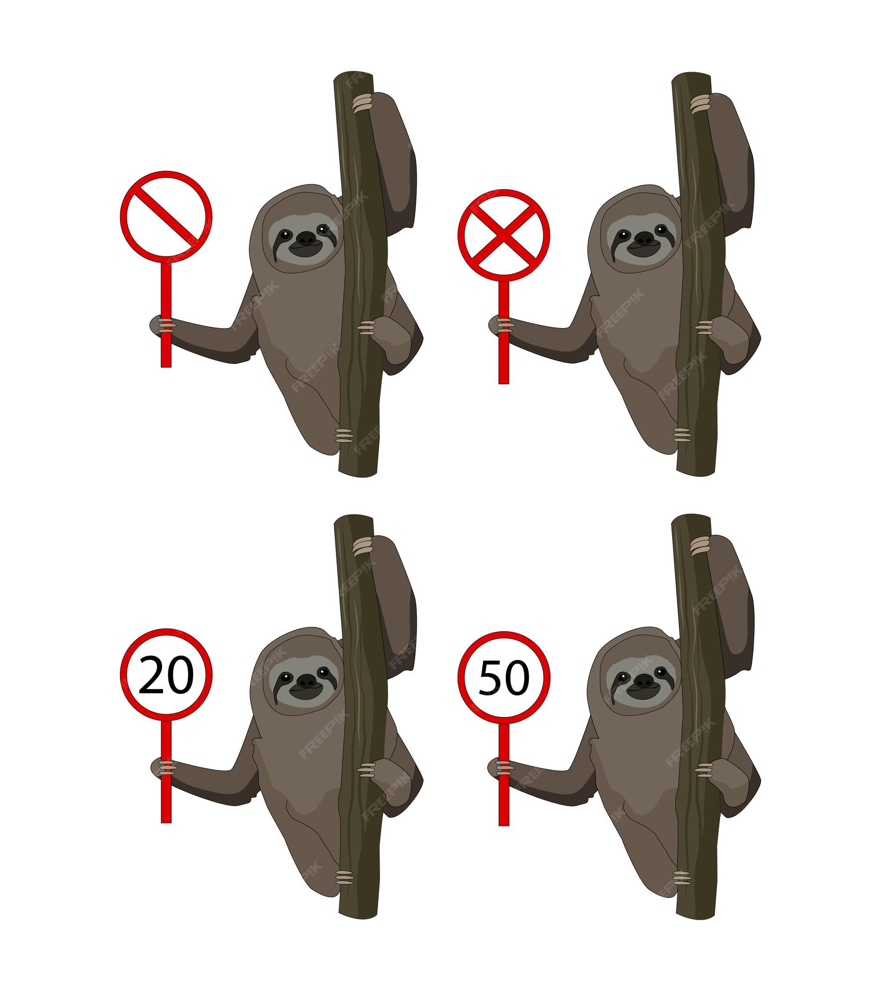 Premium Vector | Vector drawing of a slow animal with speed limit road ... Premium Vector | Vector drawing of a slow animal with speed limit road ...
