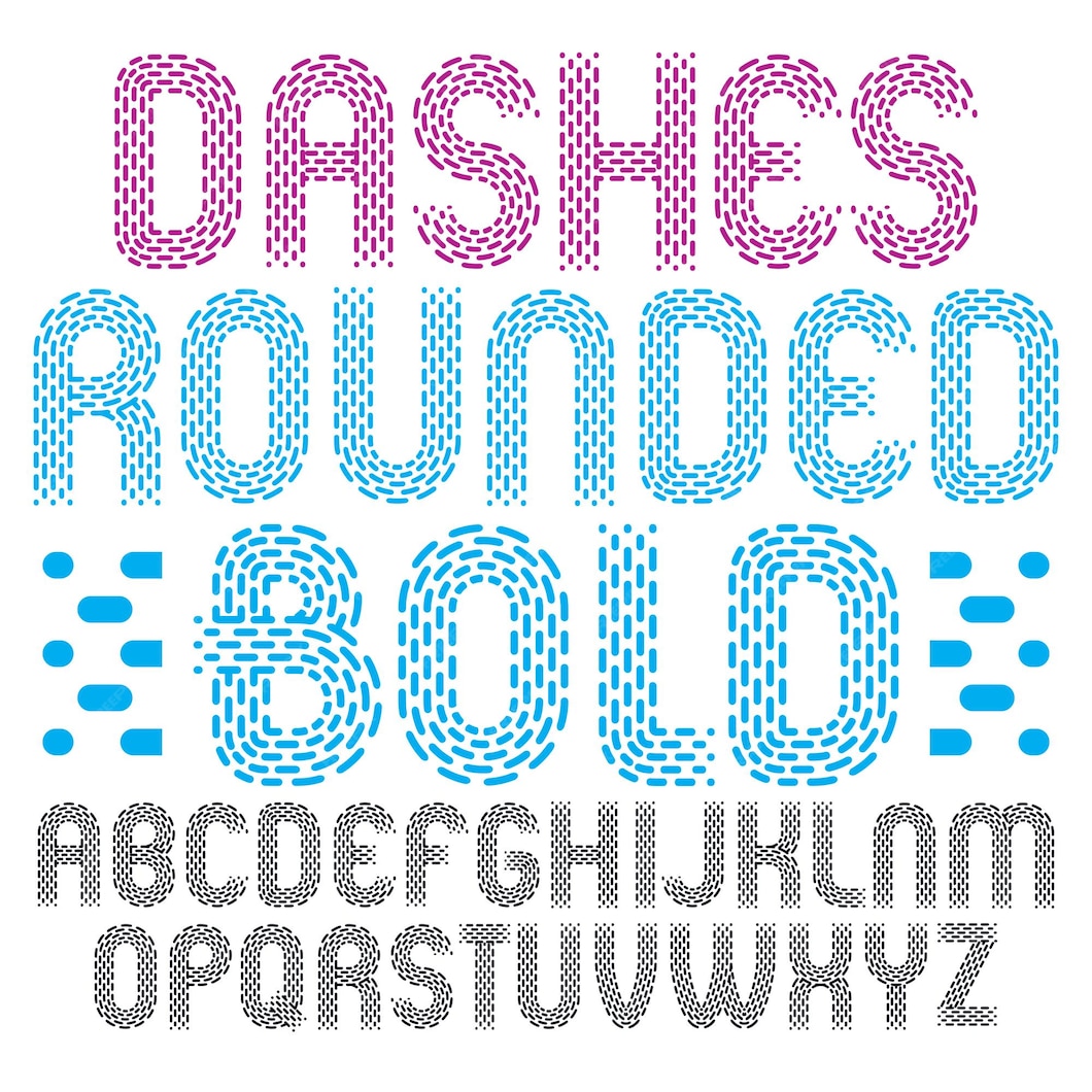 Premium Vector | Vector elegant upper case english alphabet letters collection. rounded bold ...