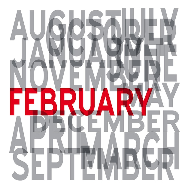 Premium Vector | Vector february background Premium Vector | Vector february background