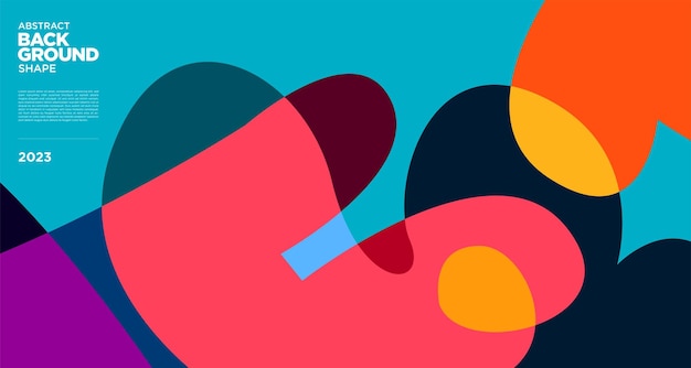 Premium Vector | Vector flat abstract geometric colorful background Premium Vector | Vector flat abstract geometric colorful background