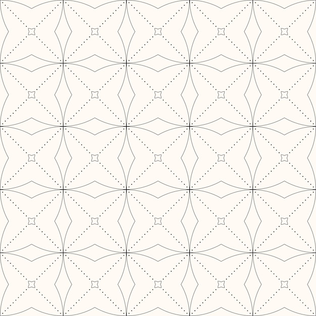 Premium Vector Vector Geometric Abstract Seamless Monochrome Pattern Texture Repeating Background