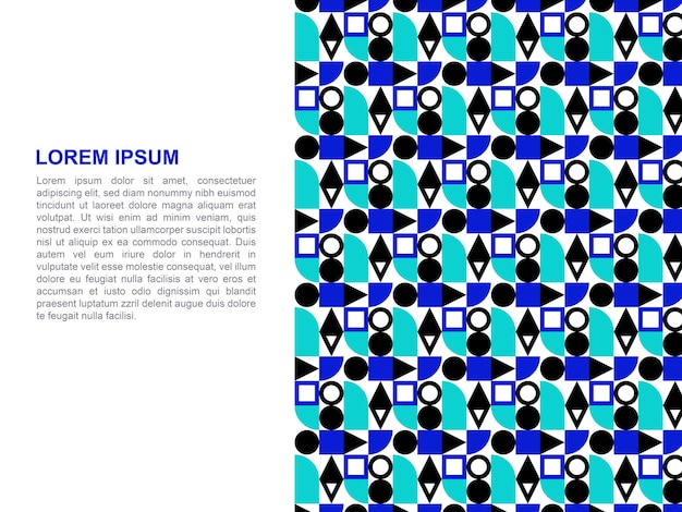 Premium Vector | Vector geometric pattern background Premium Vector | Vector geometric pattern background