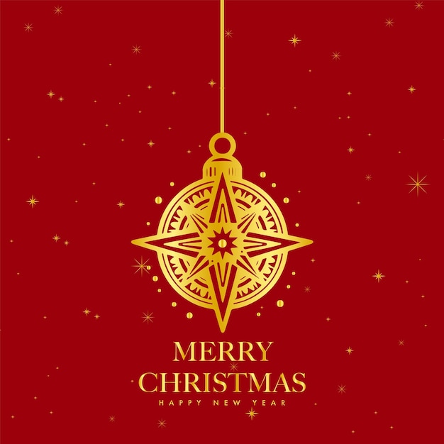 Premium Vector | Vector gold red merry christmas minimal modern ... Premium Vector | Vector gold red merry christmas minimal modern ...