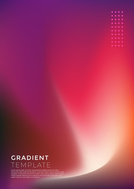 Premium Vector | Vector gradient cover background template Premium Vector | Vector gradient cover background template