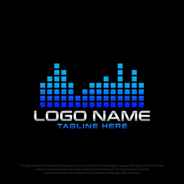 Premium Vector | Vector gradient dj logo collection Premium Vector | Vector gradient dj logo collection